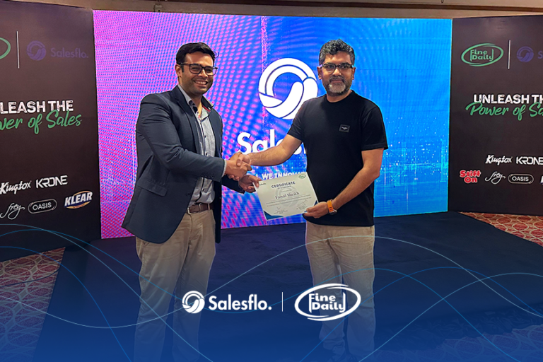 Salesflo Partners With Fine Daily Boosting Sales Force Efficiency